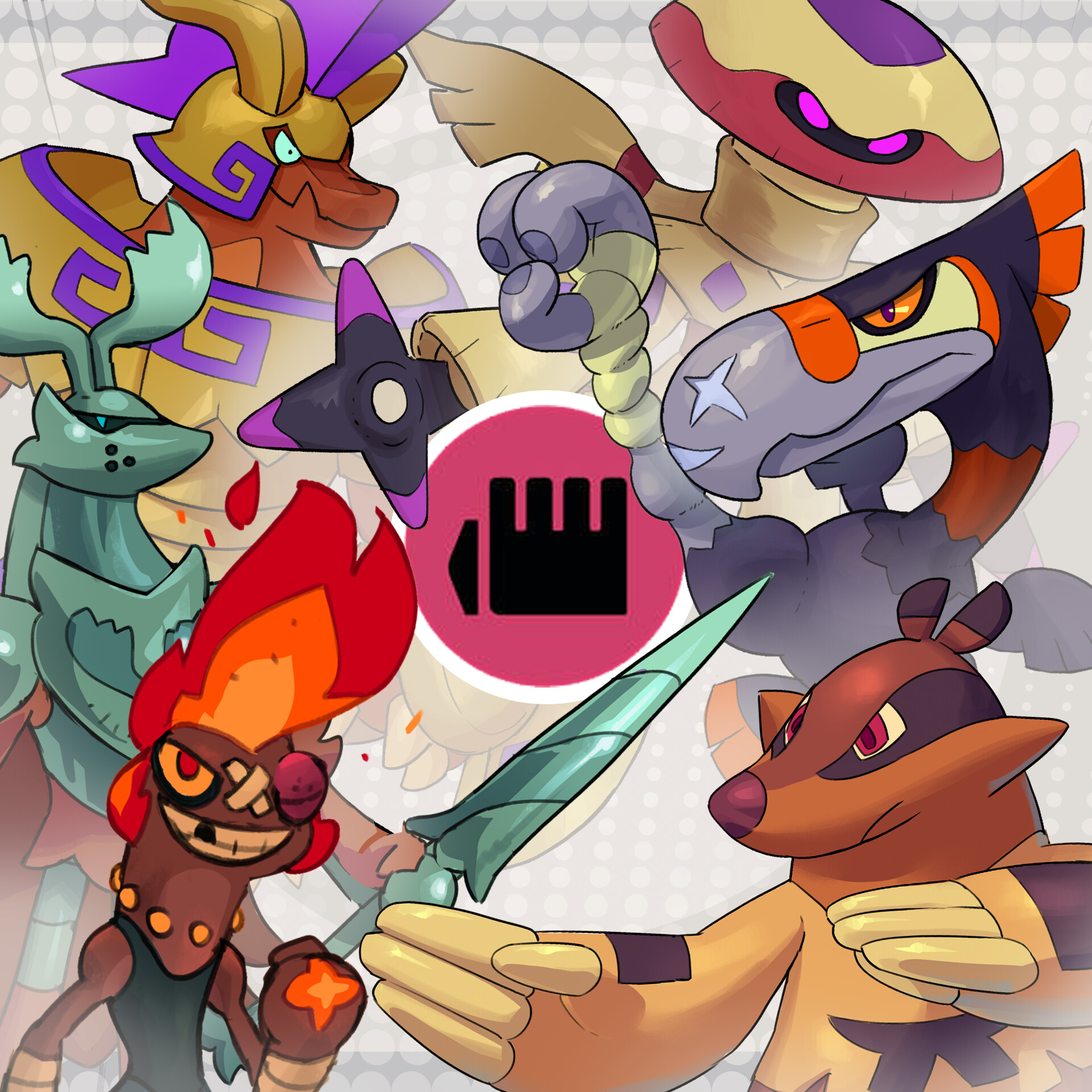 ArtStation - Fakemon Frenzy - Fighting