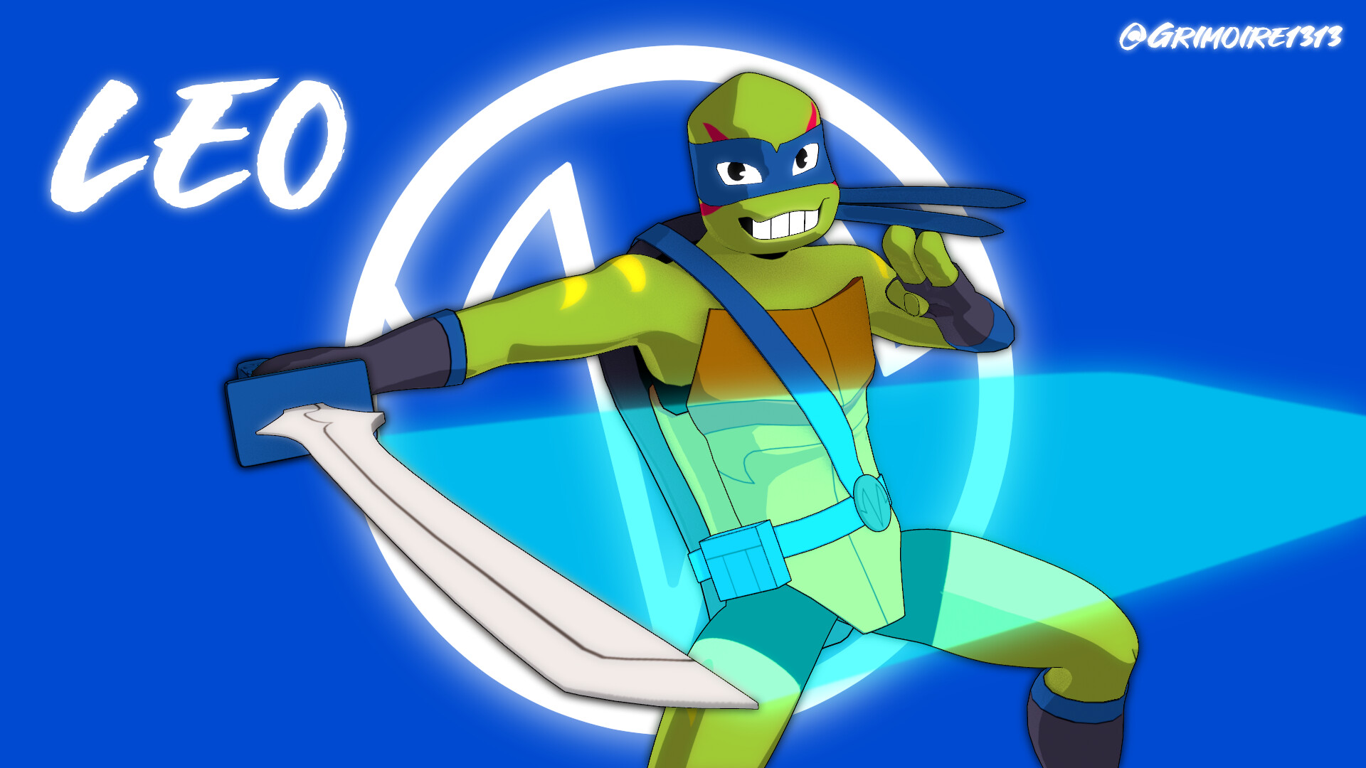 ArtStation - RotTMNT Outro - Leo