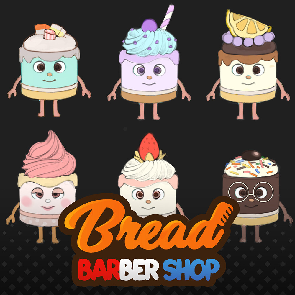 ArtStation - BREAD BARBERSHOP | 브레드 이발소