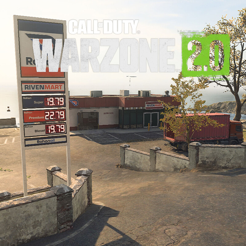 ArtStation - Call of Duty: Warzone 2.0 - Gas Station