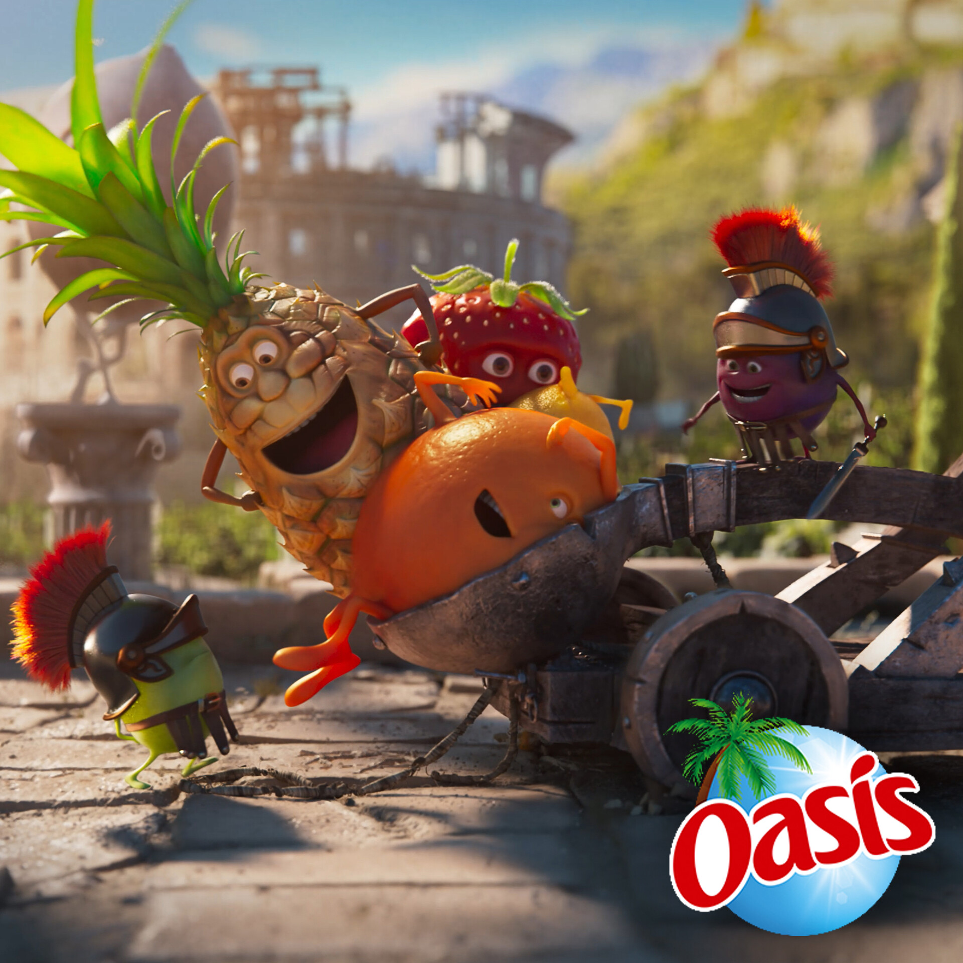 ArtStation - BIG MANGUE Oasis Be Fruit Le Goût Original