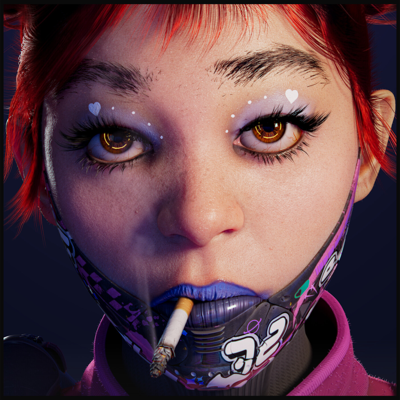 ArtStation - Cyber Y2K Girl