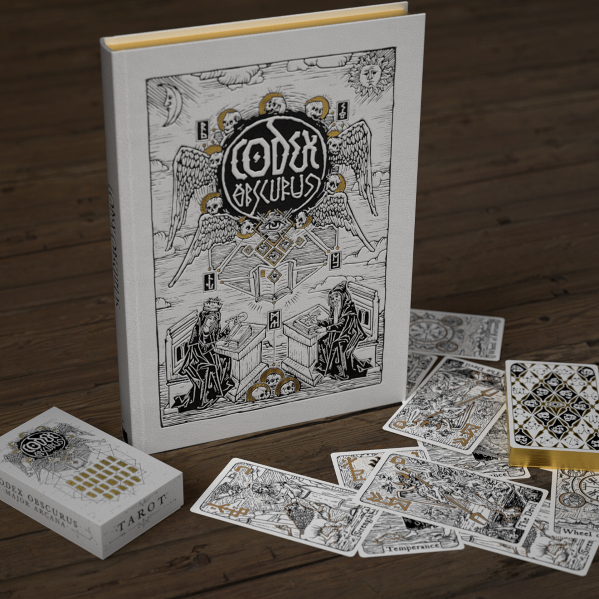 Milos Nikolic - Codex Obscurus - Book Mockup Renders