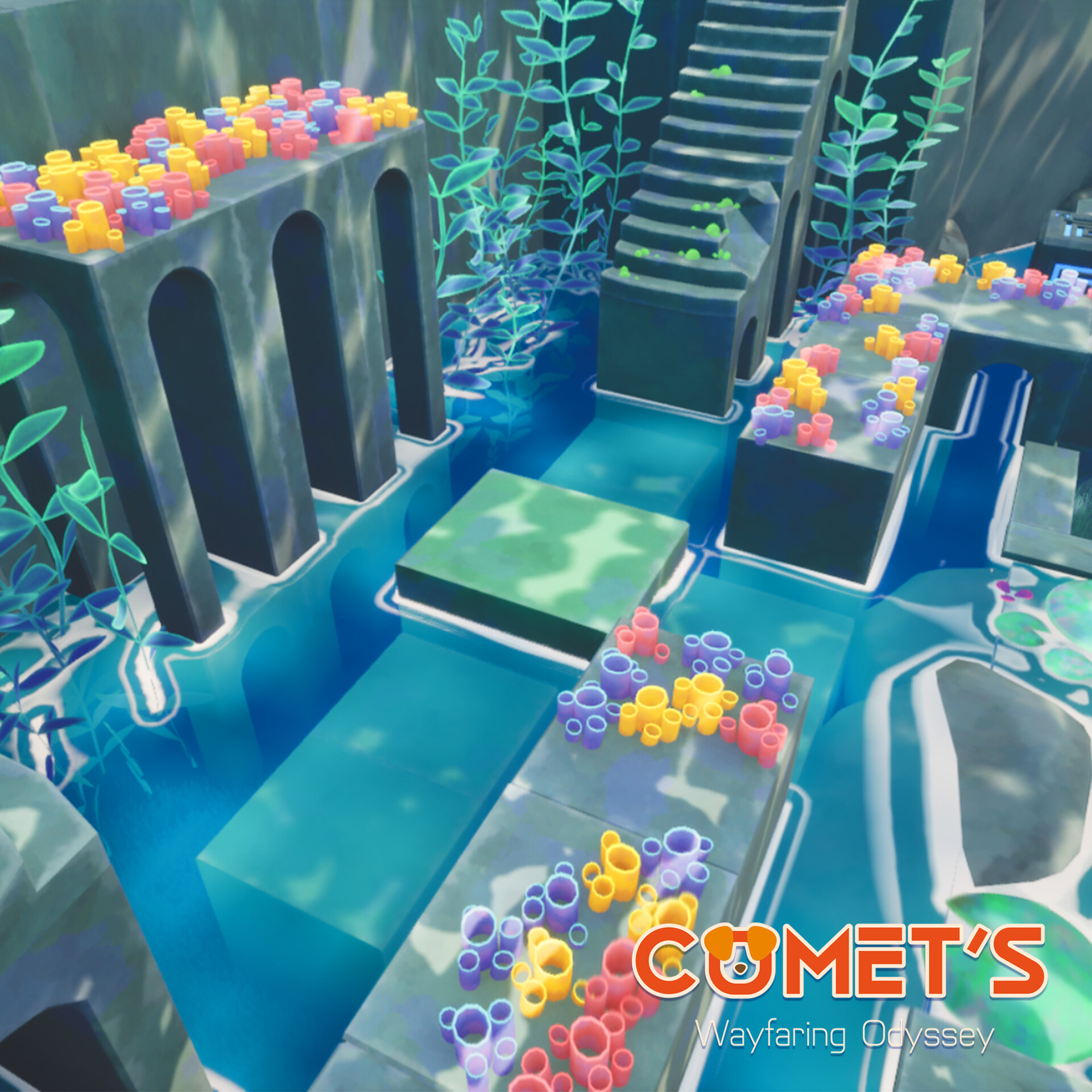 ArtStation - Level Art | Comet's Wayfaring Odyssey