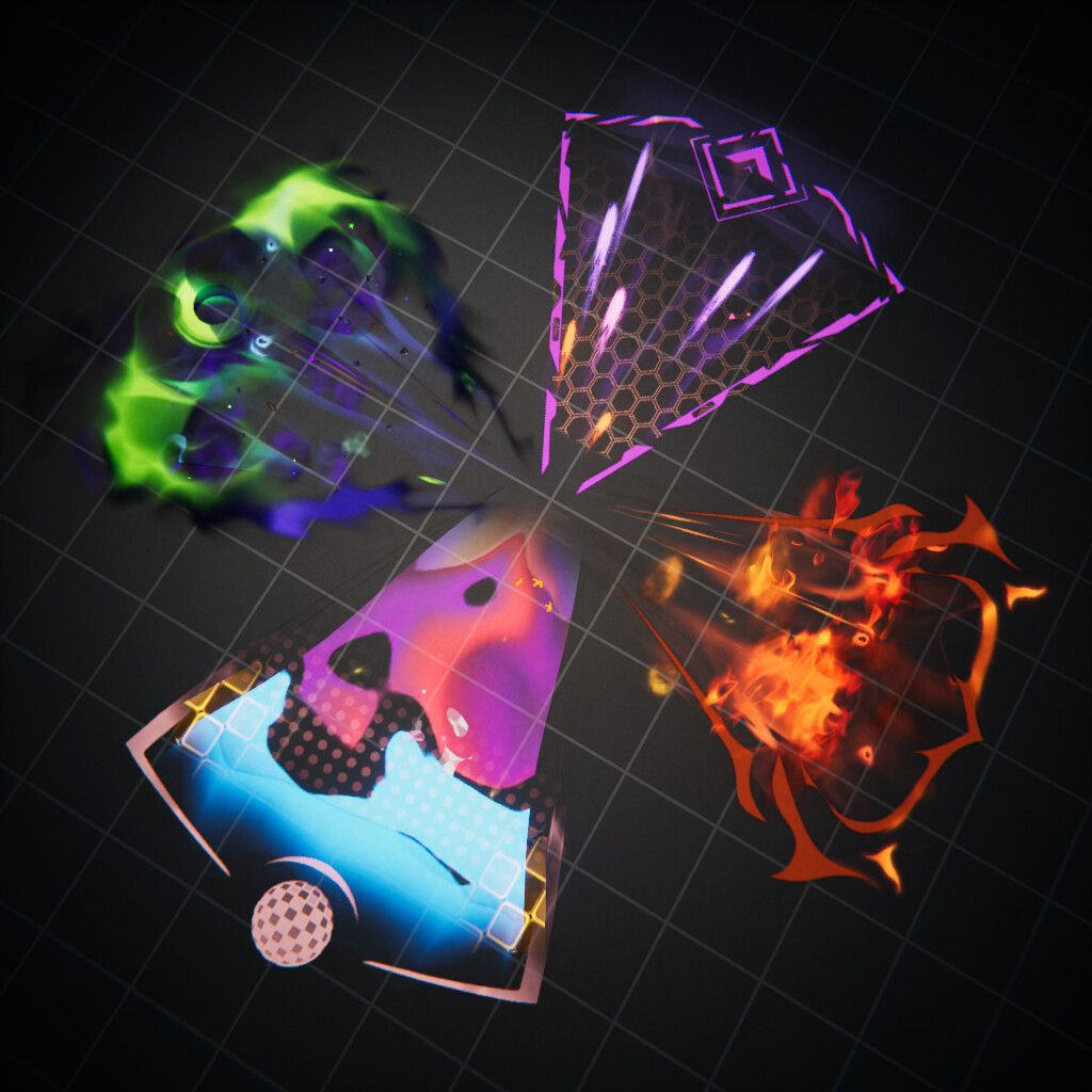 ArtStation - Stylized Cone Attacks FX