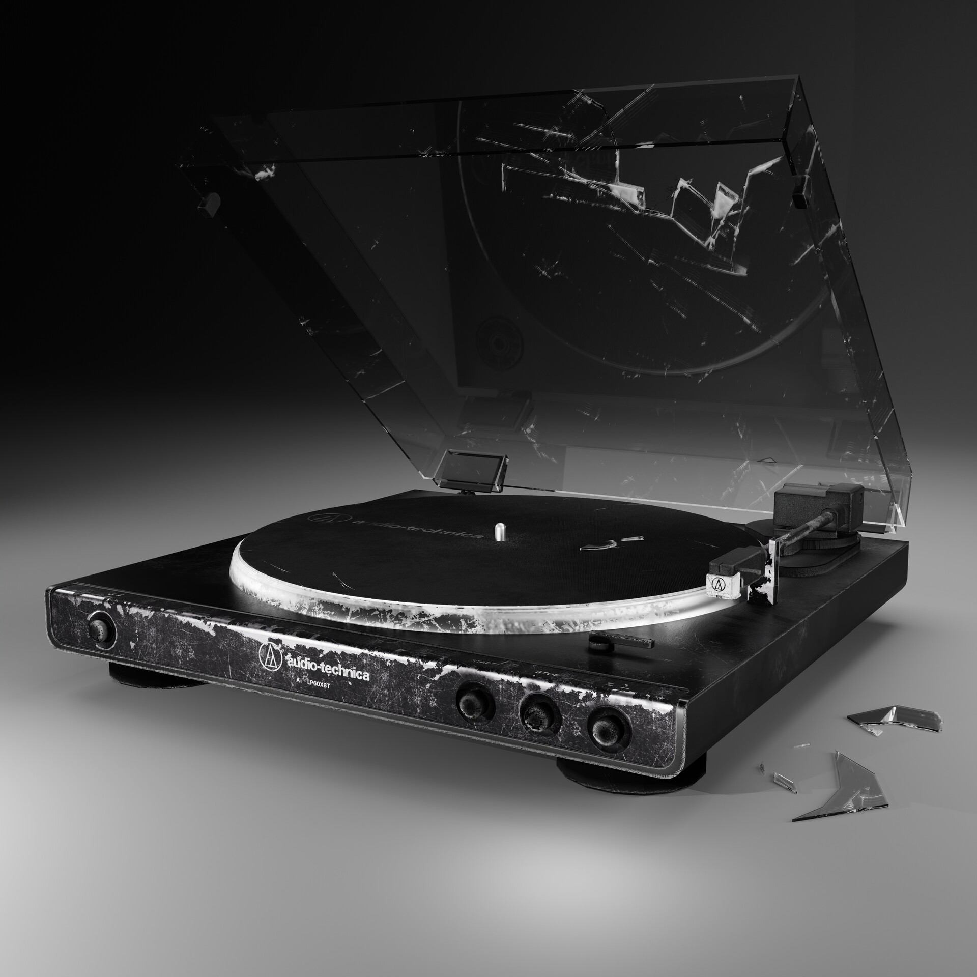 ArtStation - Vinyl player Audio-Technica
