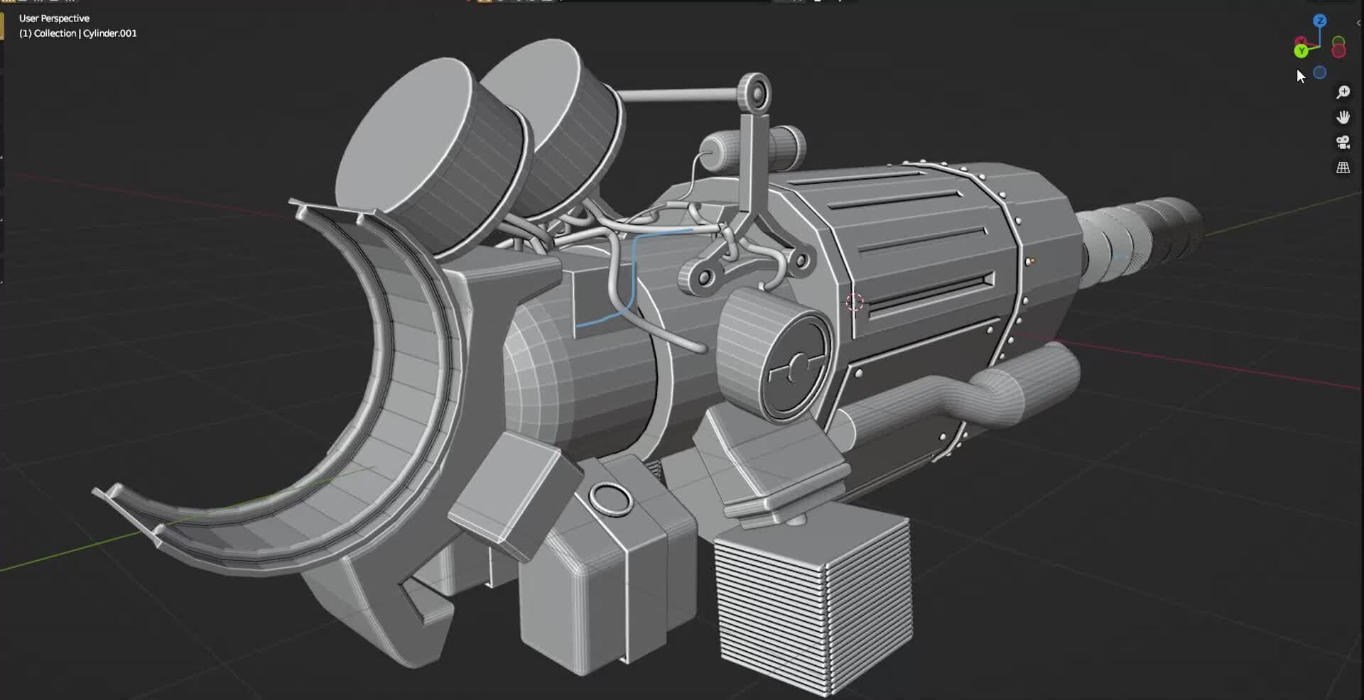 ArtStation - gun model i made in blender