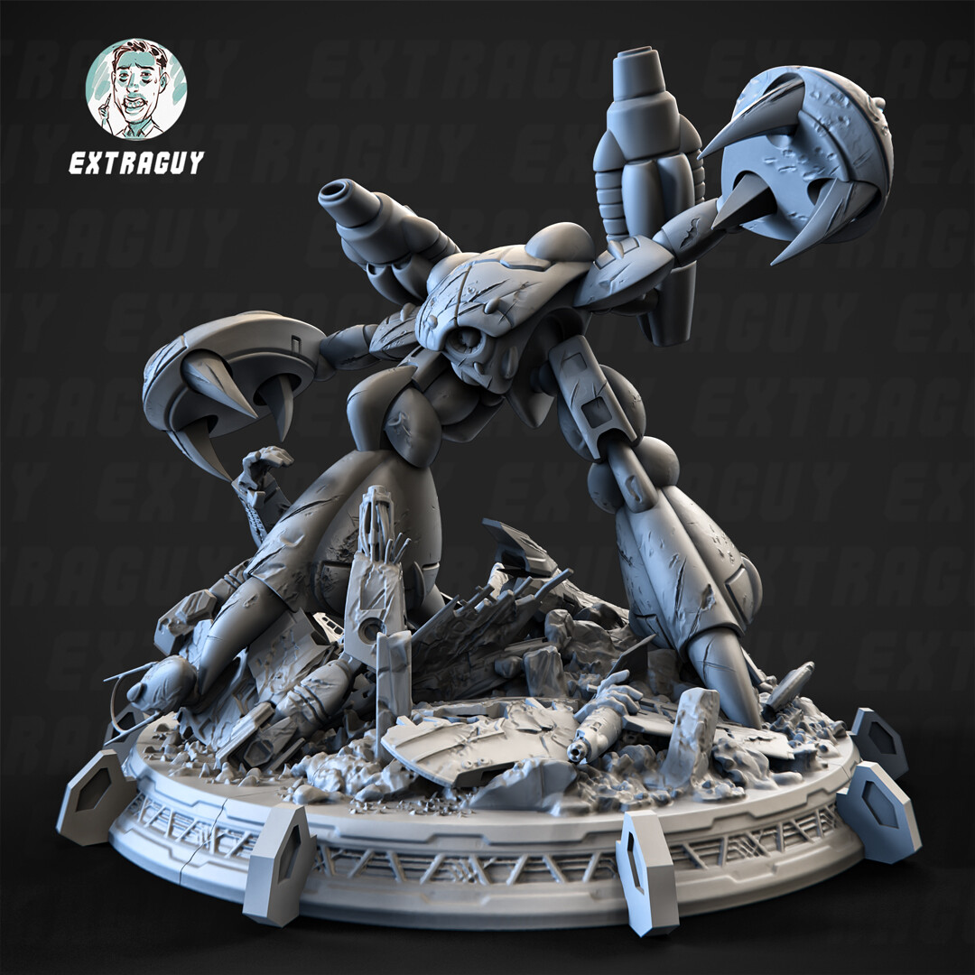 ArtStation - Invid Shock Trooper 3D Printable 100mm