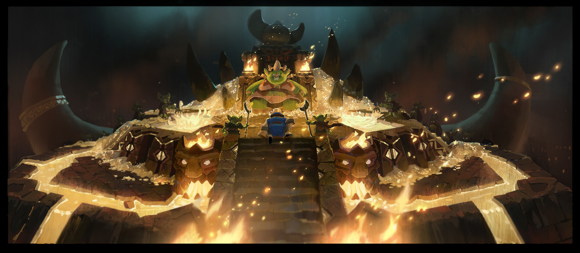 ArtStation - Clash of clans - Goblin Queen's Takeover - Concept design ...