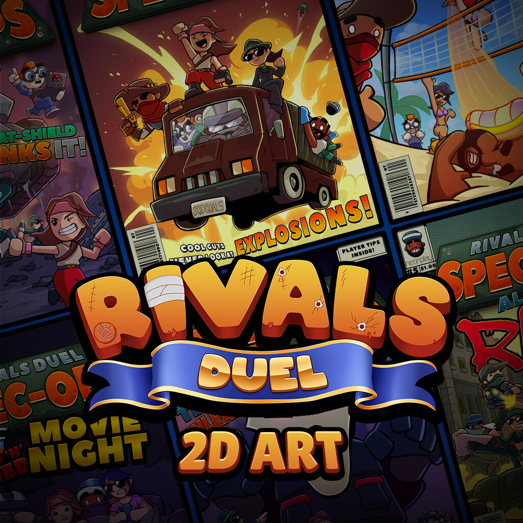 ArtStation - Rivals Duel - 2D Art