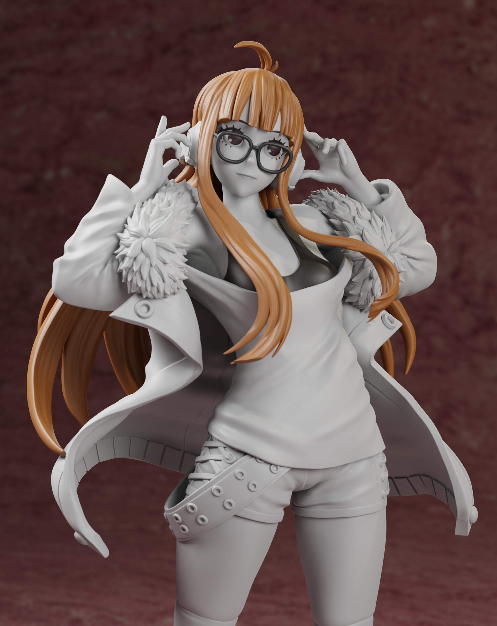 ArtStation - Futaba Sakura Figure from Persona 5