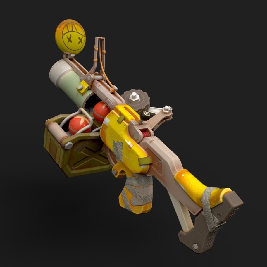ArtStation - Fanart Overwatch Junkrat Weapon