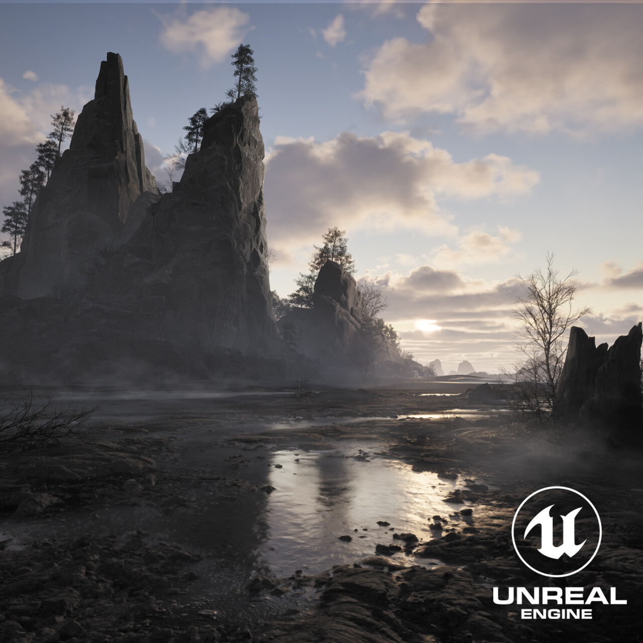 ArtStation - Dry Lake