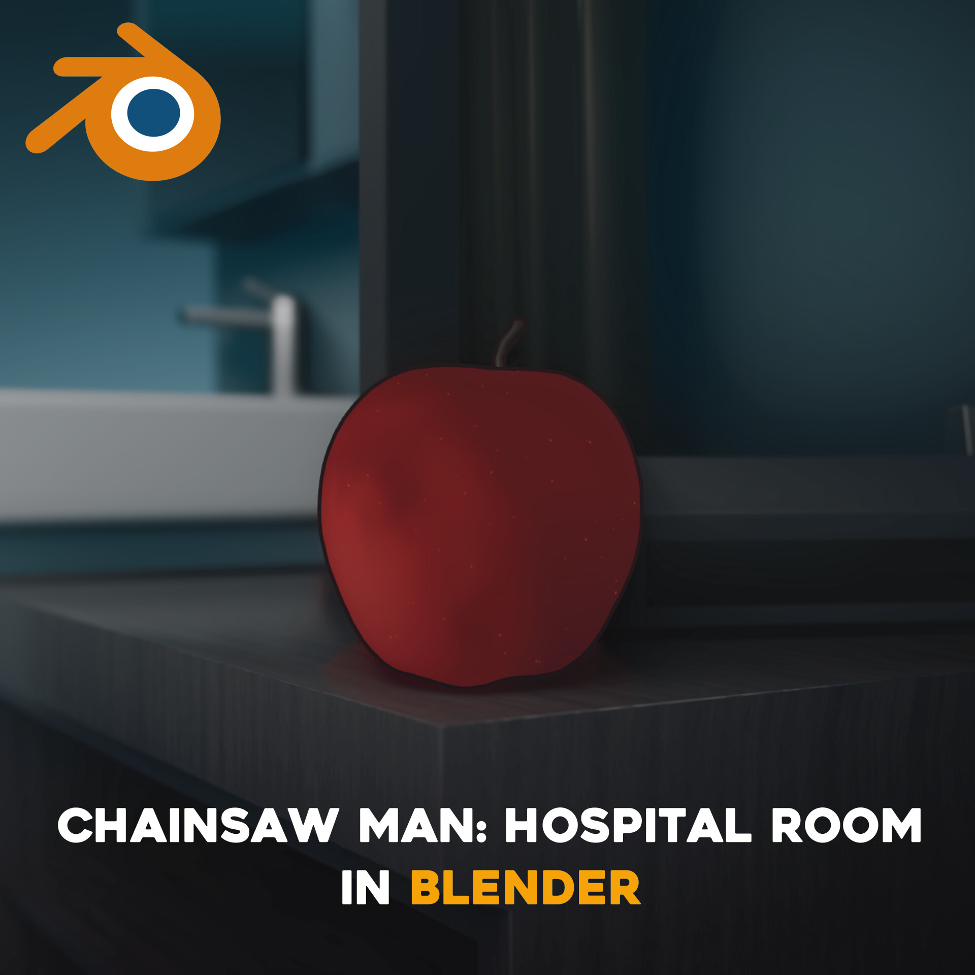 ArtStation - Chainsaw Man: Aki's Hospital Room (Blender Anime Style)