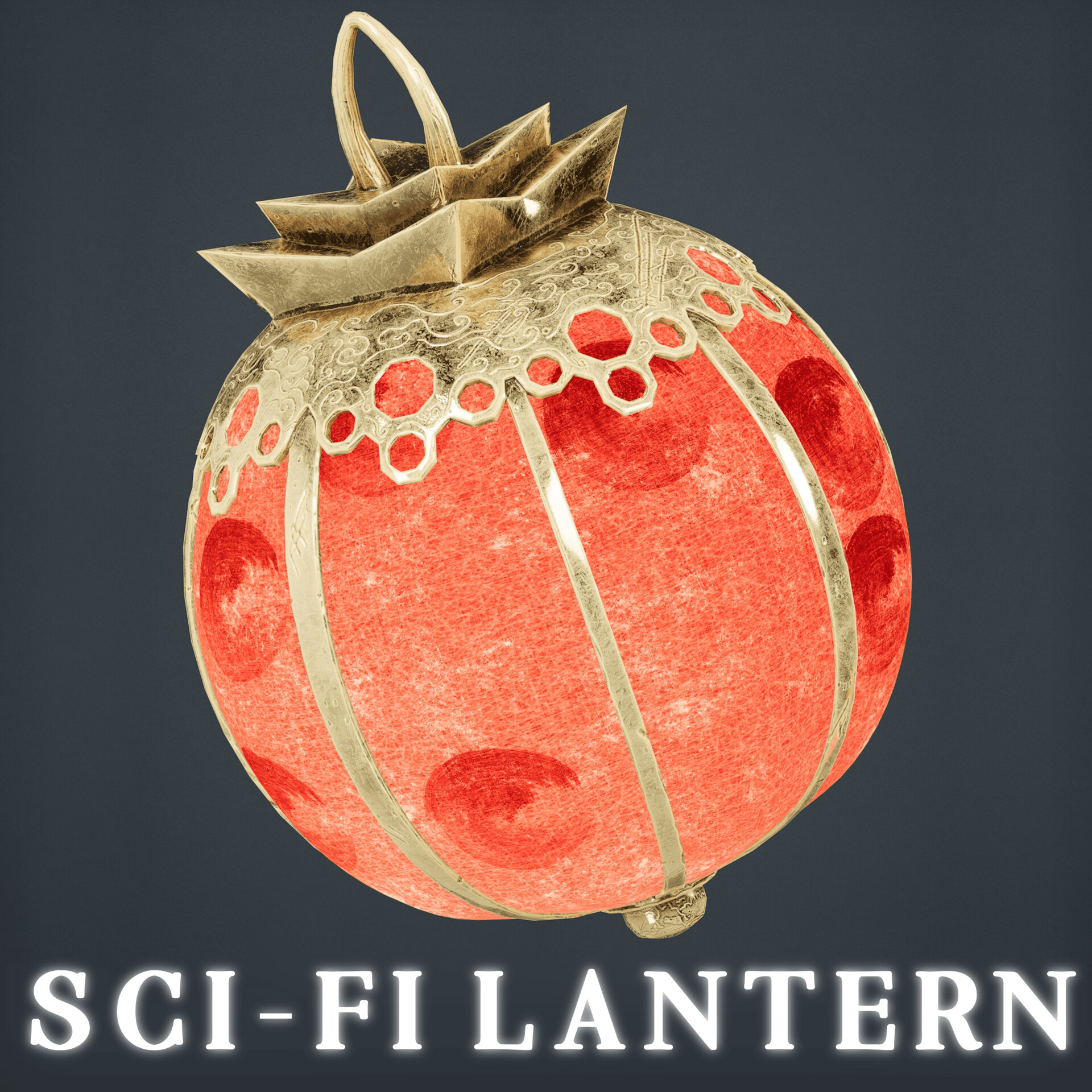 ArtStation - 3D Prop Sci-fi Lantern