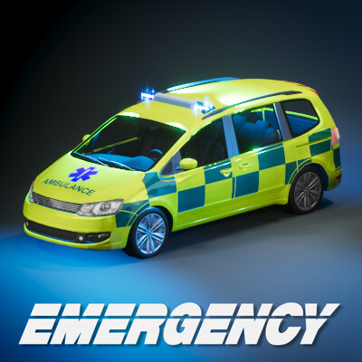 ArtStation - EMERGENCY - Doctors Car