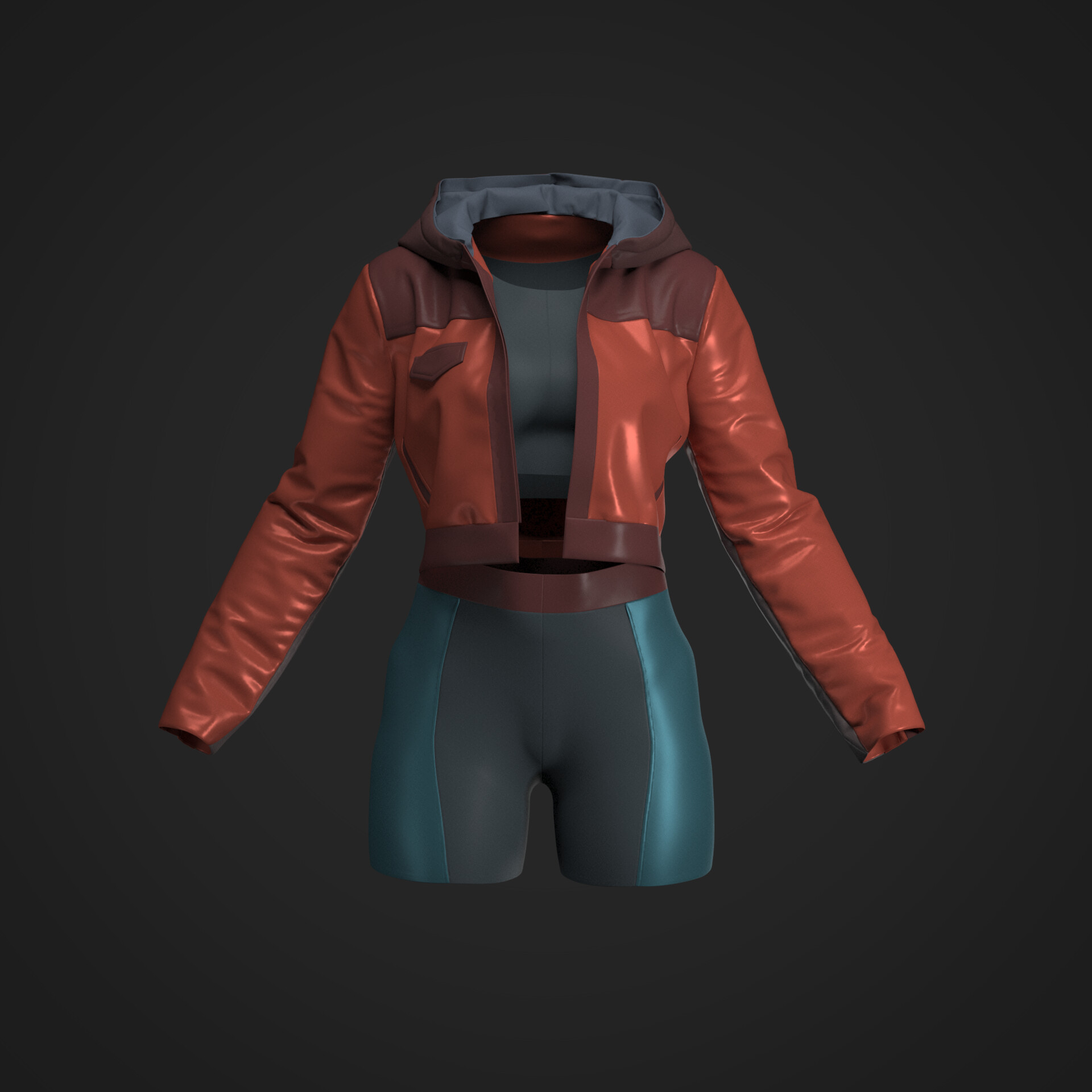 ArtStation - Girl Jacket