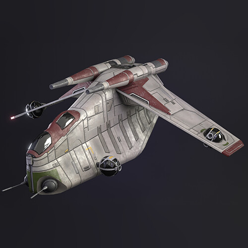 Clone Wars Laat Gunship
