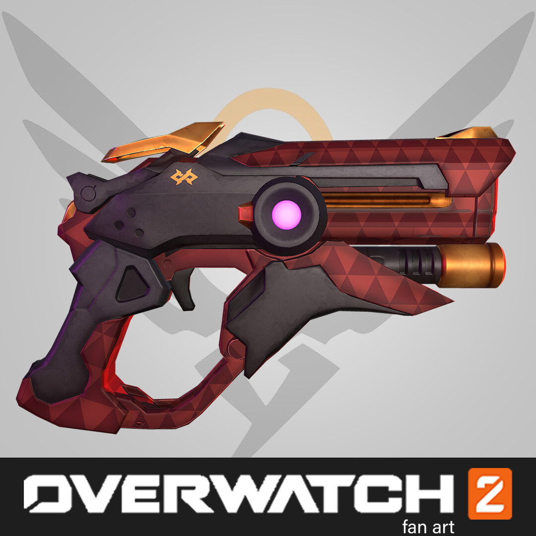 ArtStation - Mercy gun - fan art