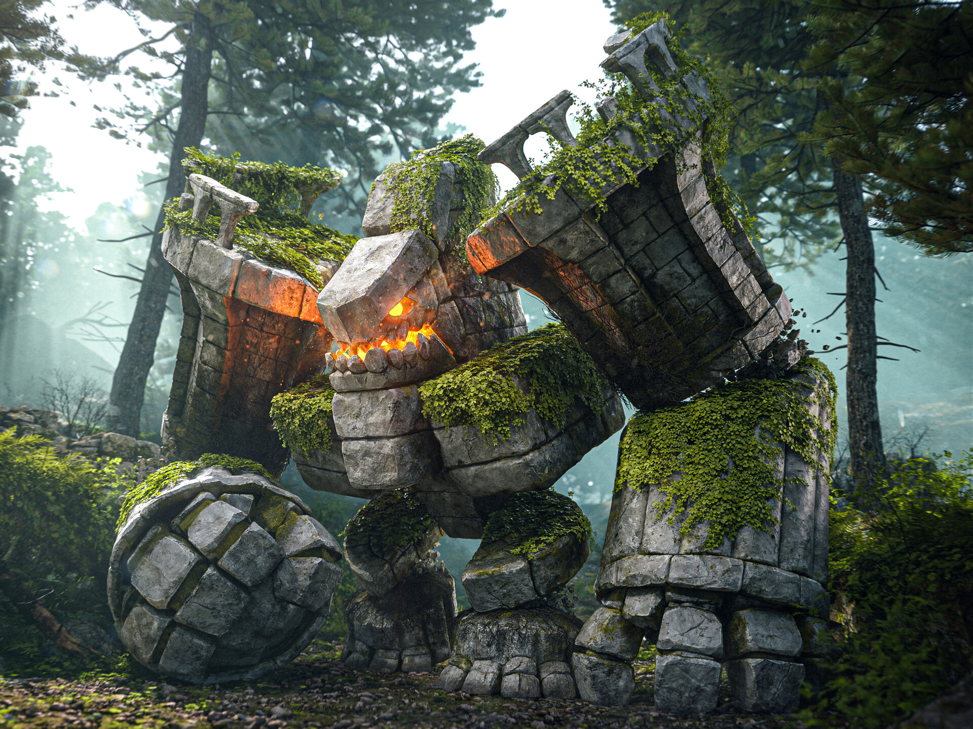 ArtStation - Stone Monster