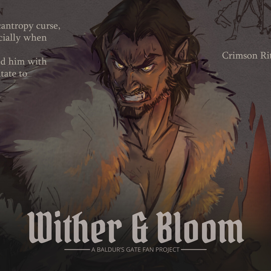 ArtStation - Wither & Bloom | Baldur's Gate Fan Designs