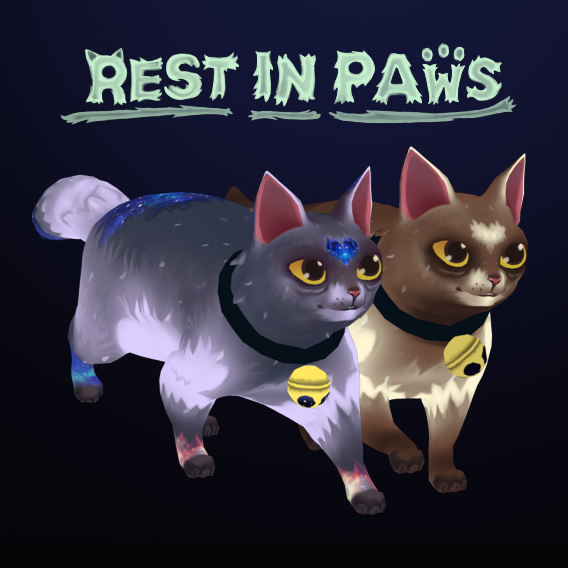 ArtStation - Rest In Paws - Cat character model