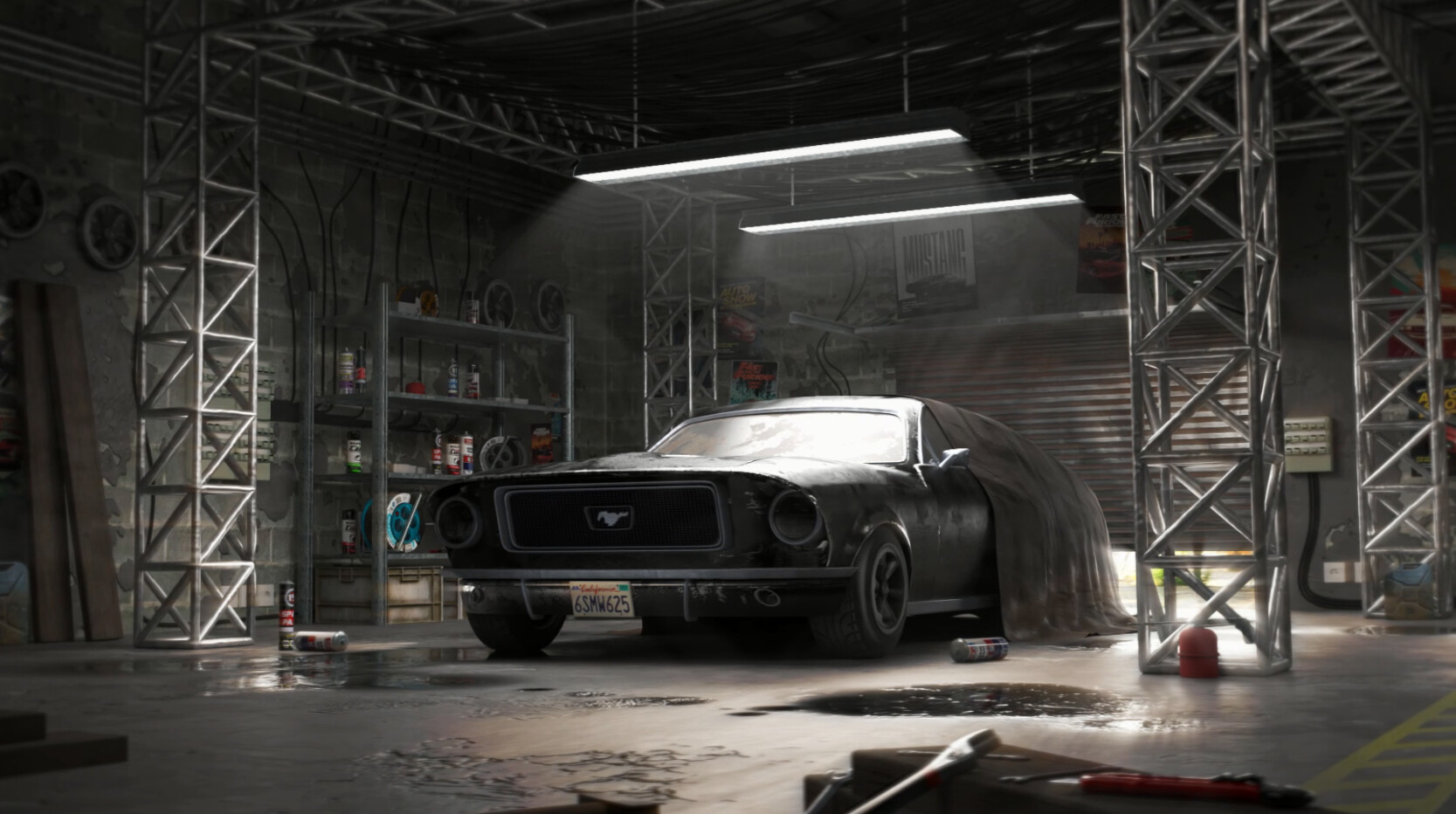 ArtStation - Car garage 3D