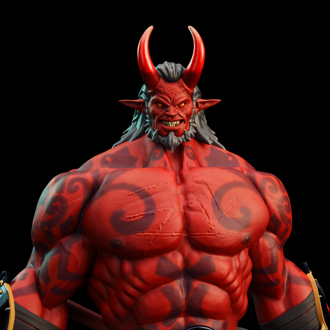 ArtStation - The Oni - Stylized Character