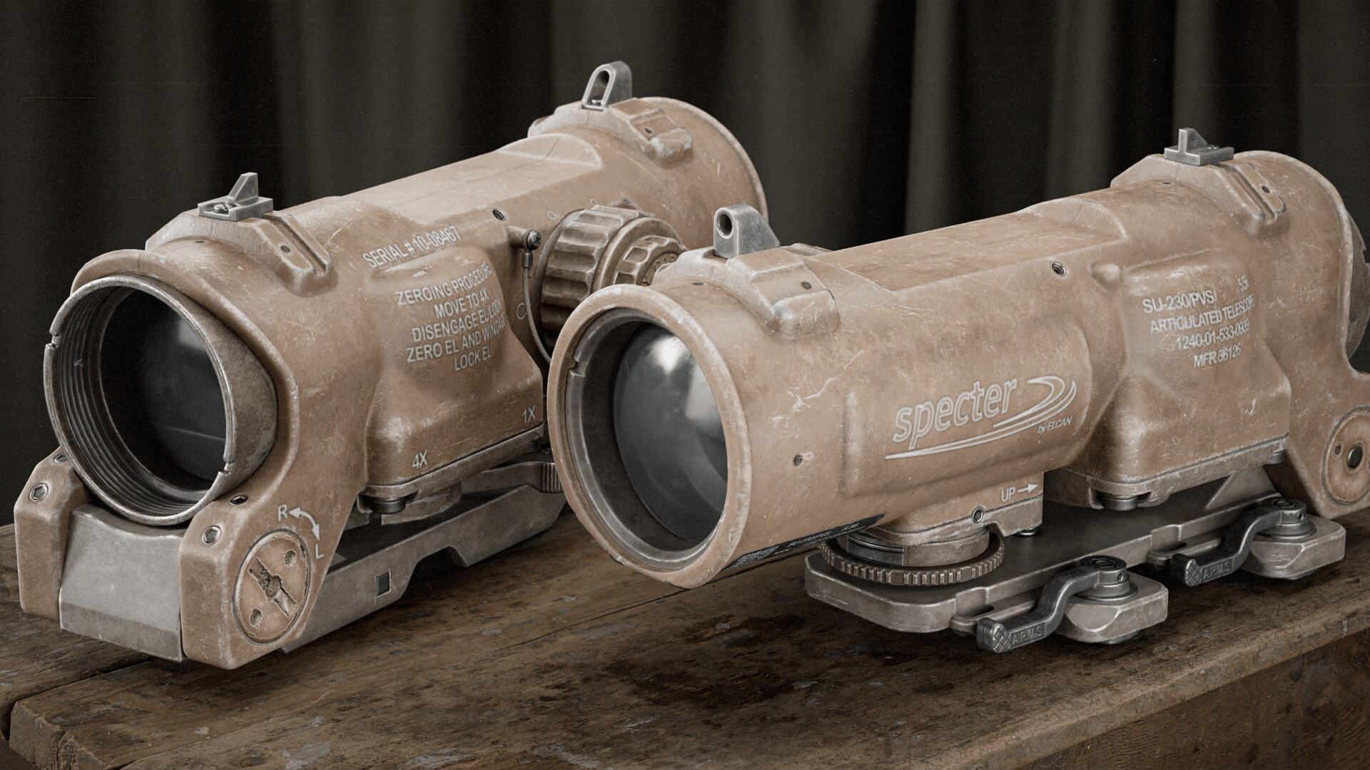 ArtStation - Elcan Specter DR | Optic Scope