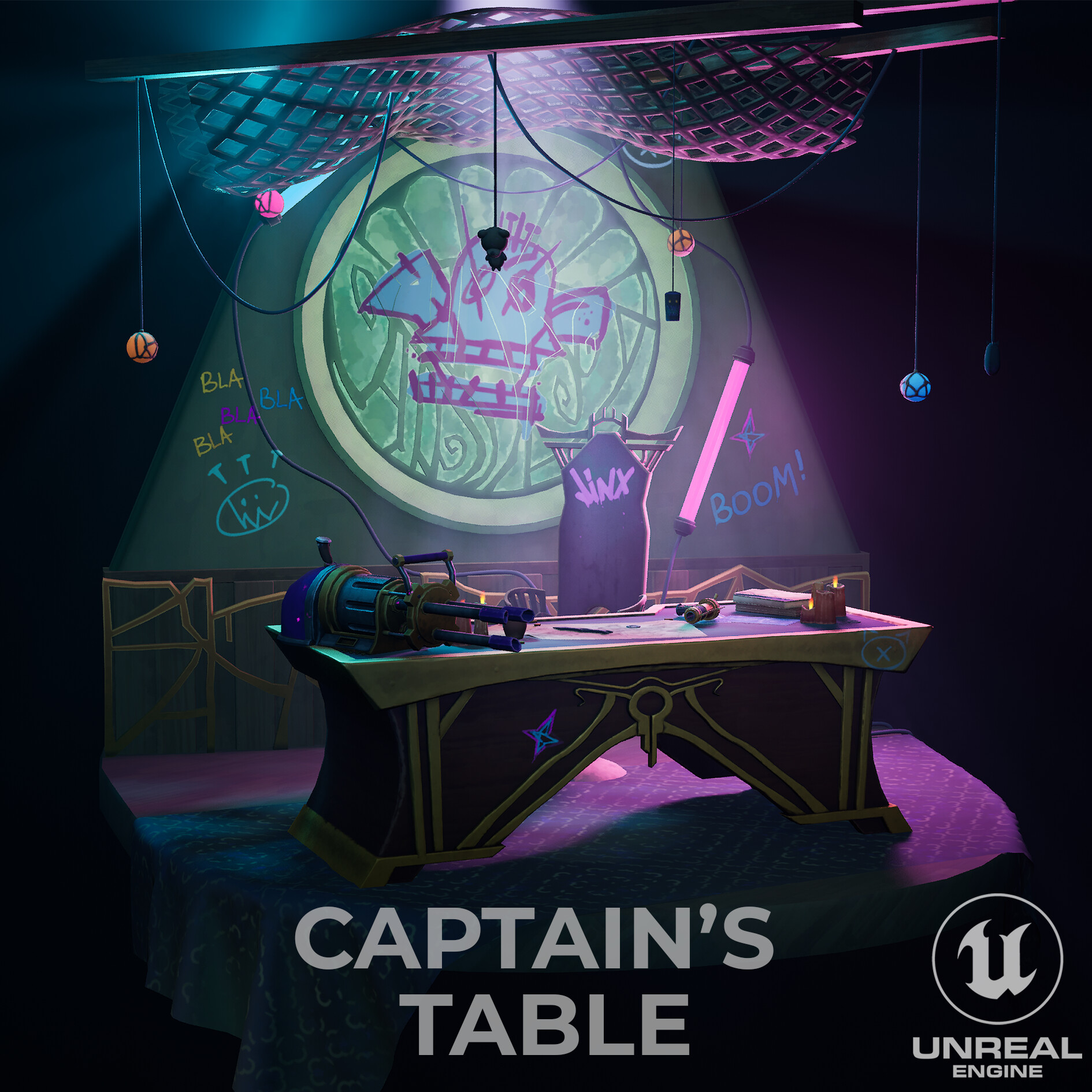 ArtStation - Arcane Jinx's Takeover - Captain's Table