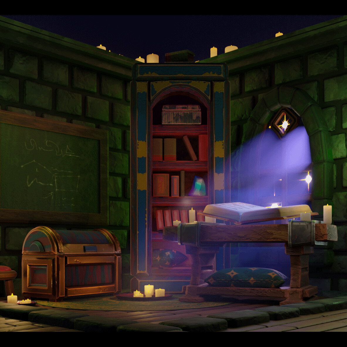 ArtStation - Wizard's Room