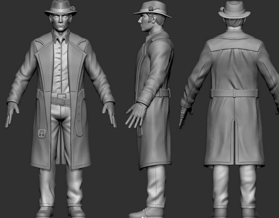 ArtStation - 3d game character model
