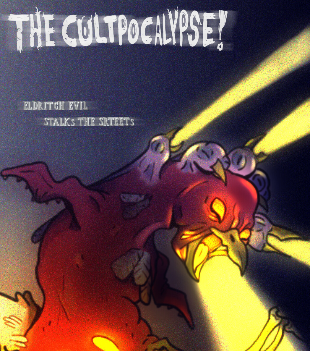 ArtStation - Cultpocalypse game concept - enemy the Blight Light