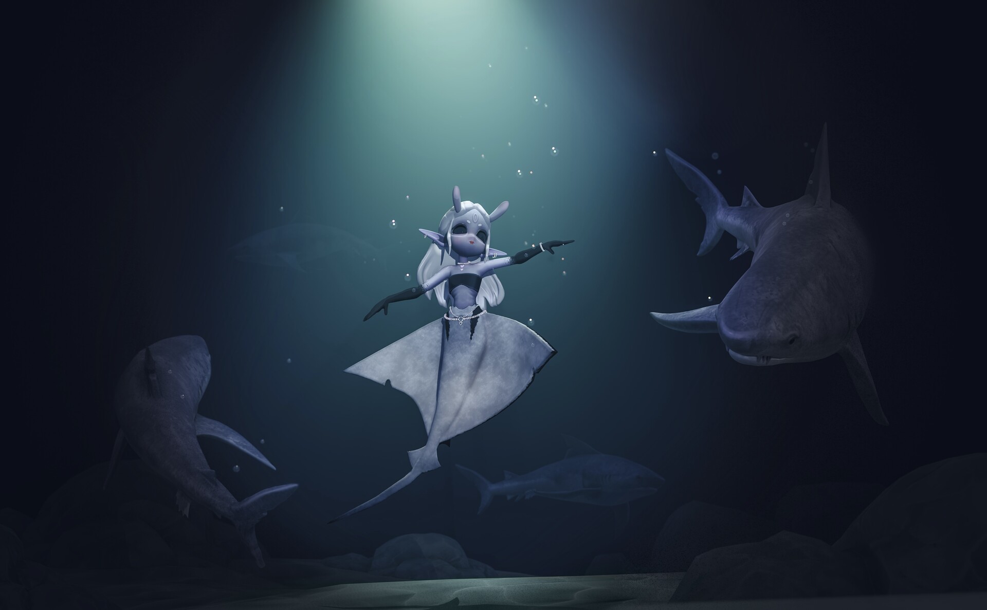 ArtStation - Ray the Mermaid