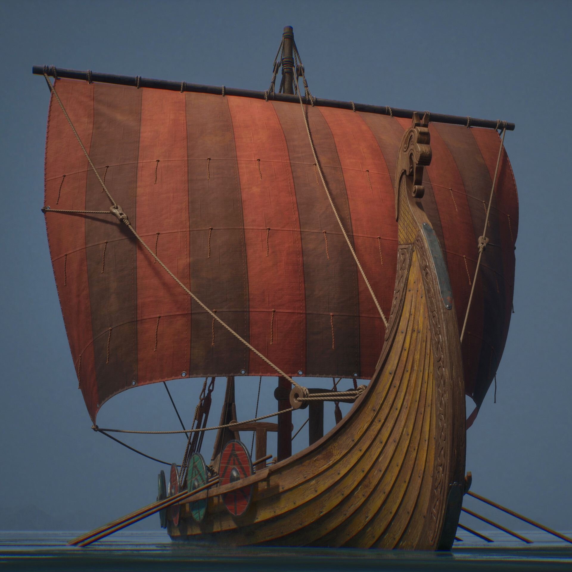 ArtStation - Viking Drakkar
