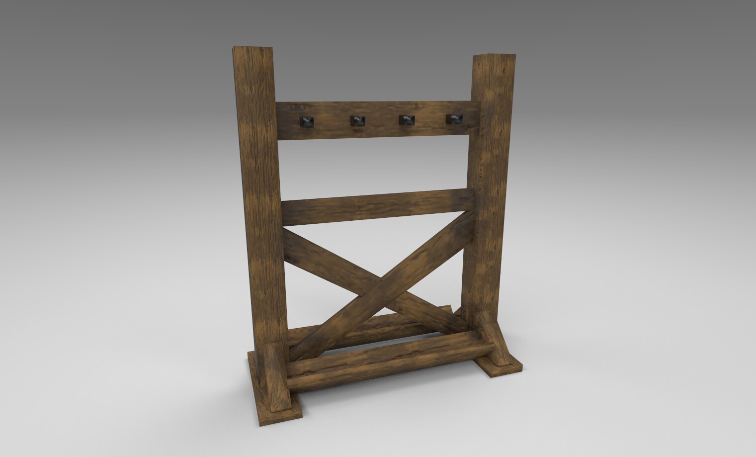 ArtStation - 3D Prop - Weapon Stand