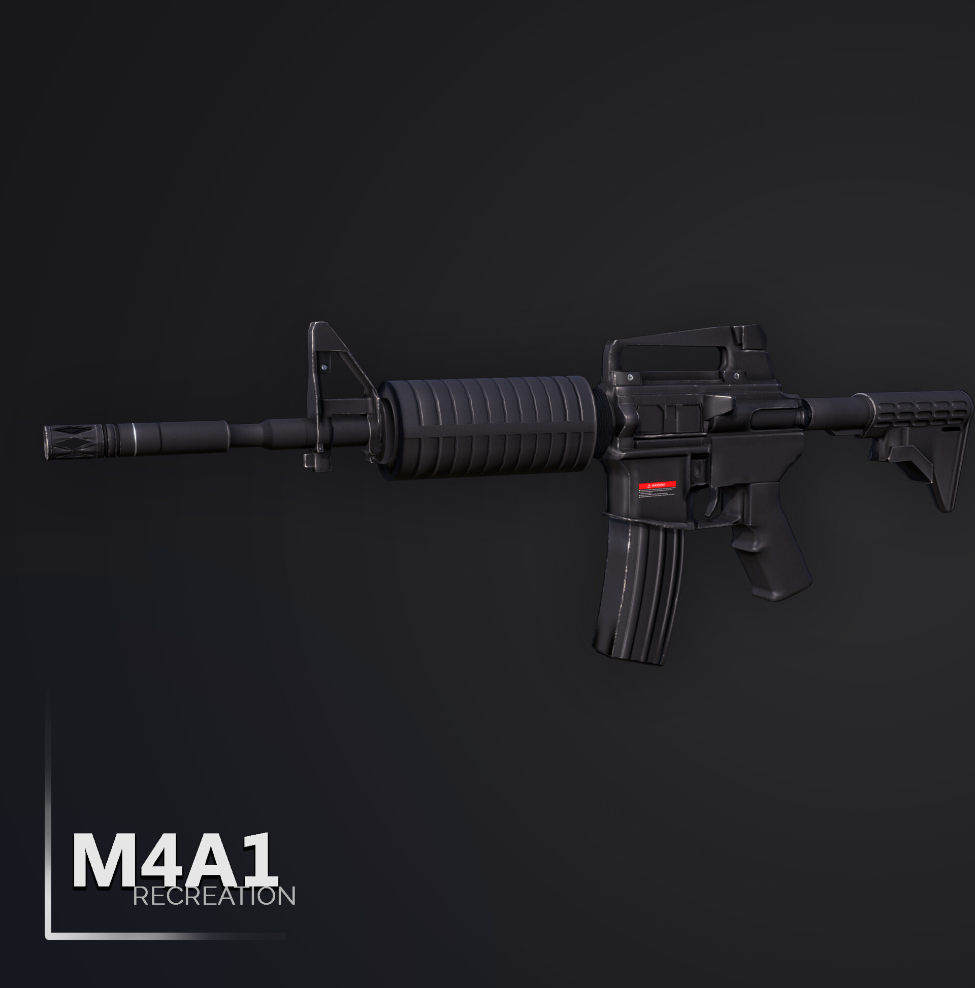 ArtStation - M4a1 Referenced from Call Of Duty