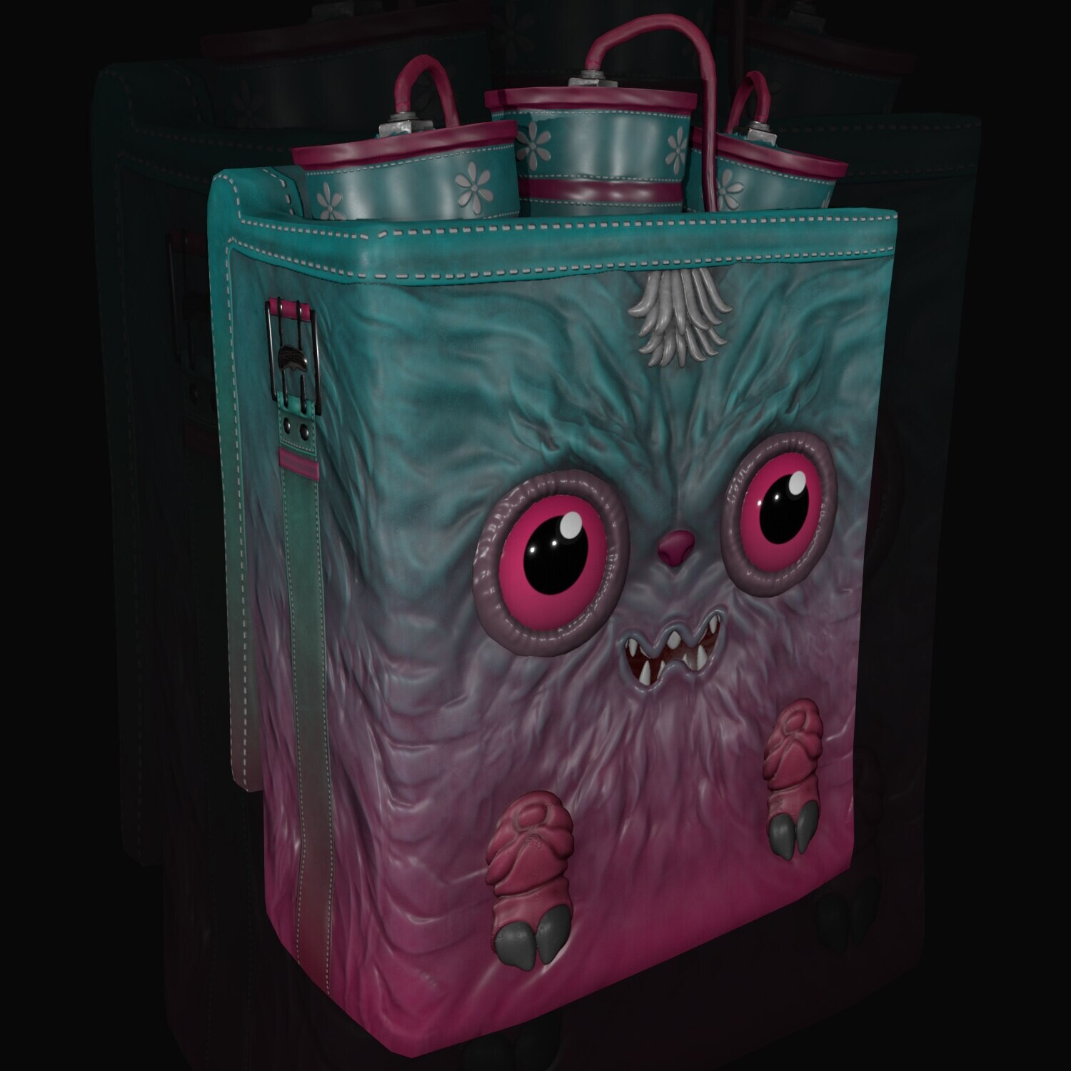 ArtStation - Tiny Terror Satchel Charge