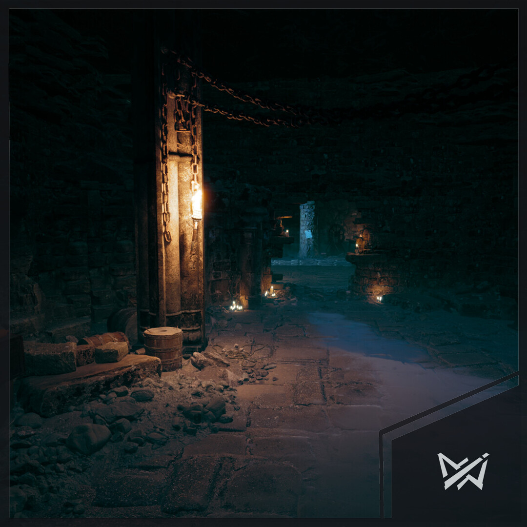 ArtStation - Medieval Dungeon - UE5 | Gamedev Bootcamp | Isaev Workshop