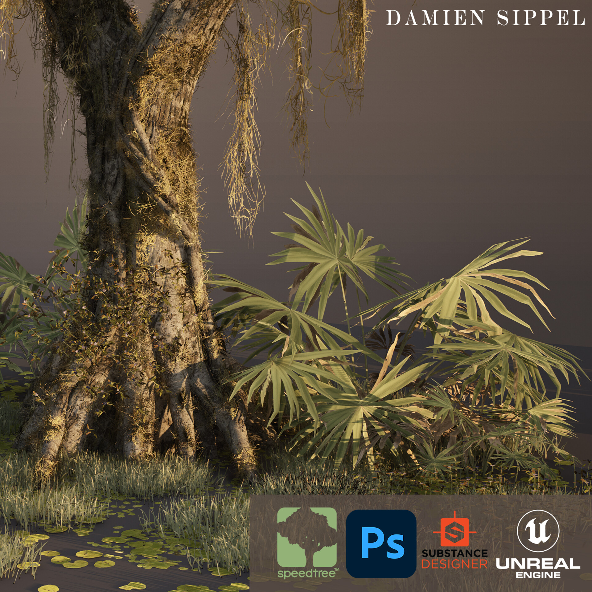 ArtStation - Bayou Vegetation