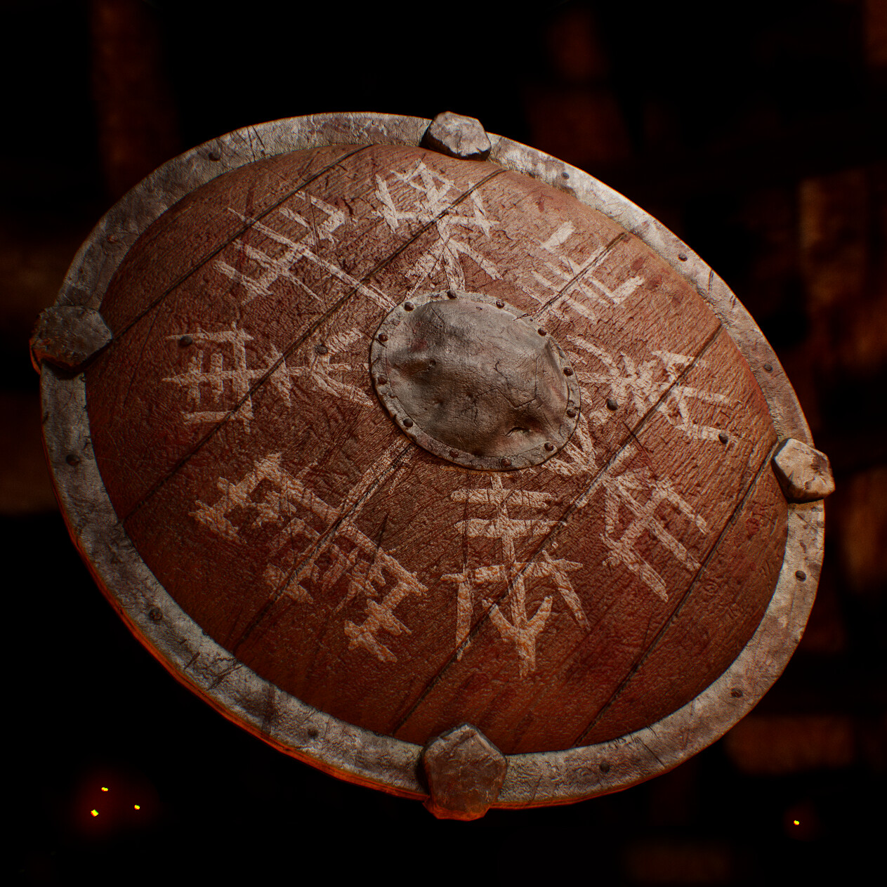 ArtStation - Runic Viking Shield