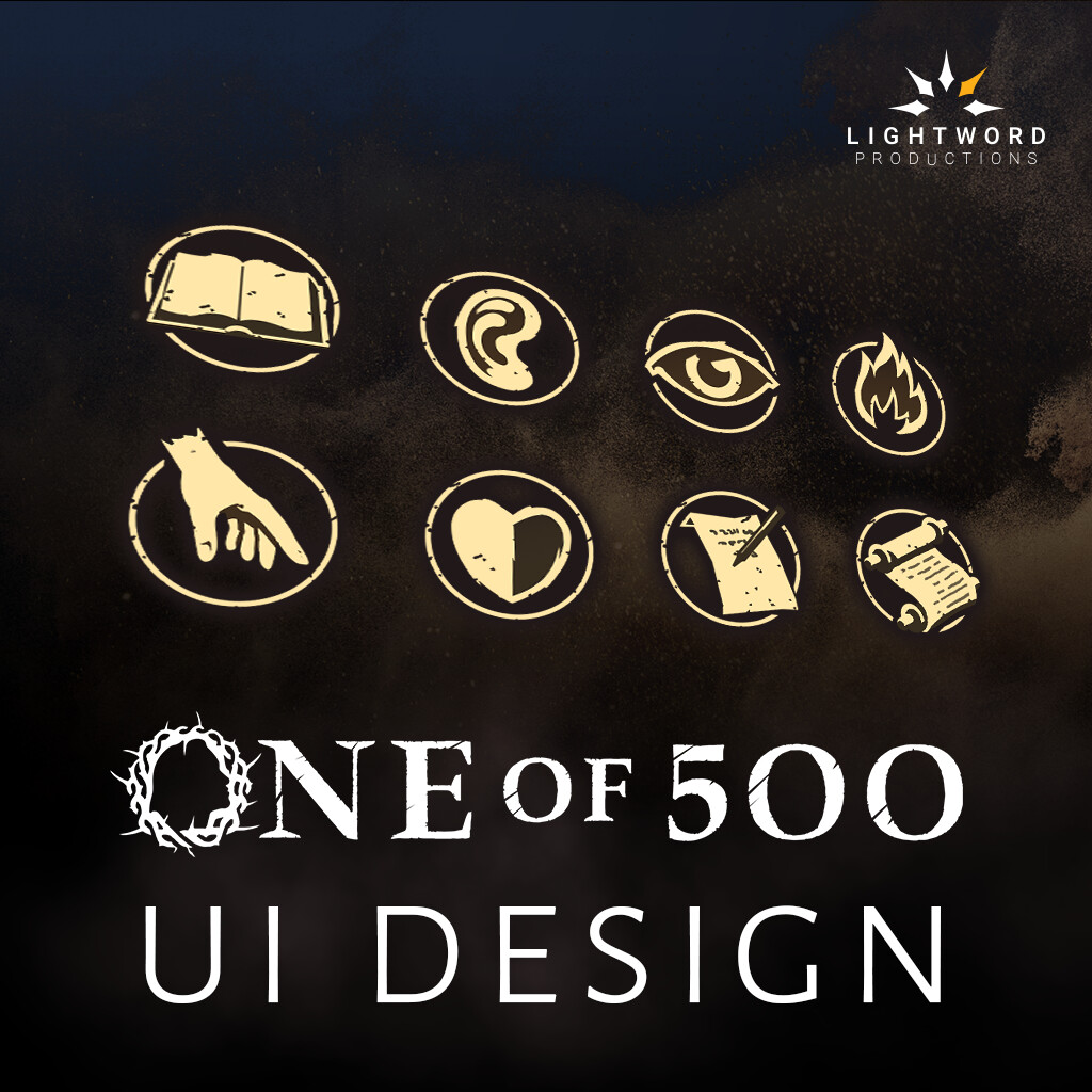 ArtStation - ONE of 500 - Game UI Design