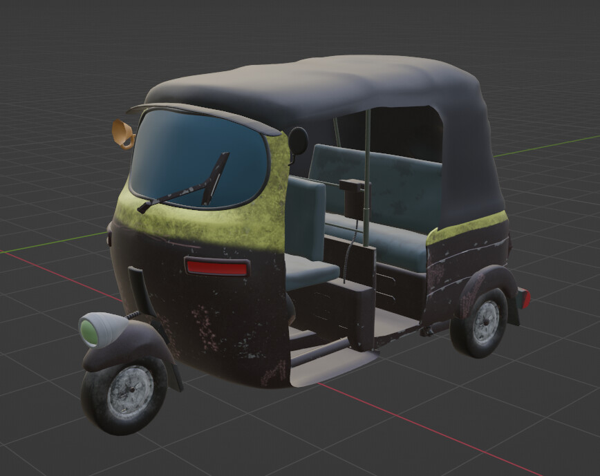 ArtStation - Auto Rickshaw