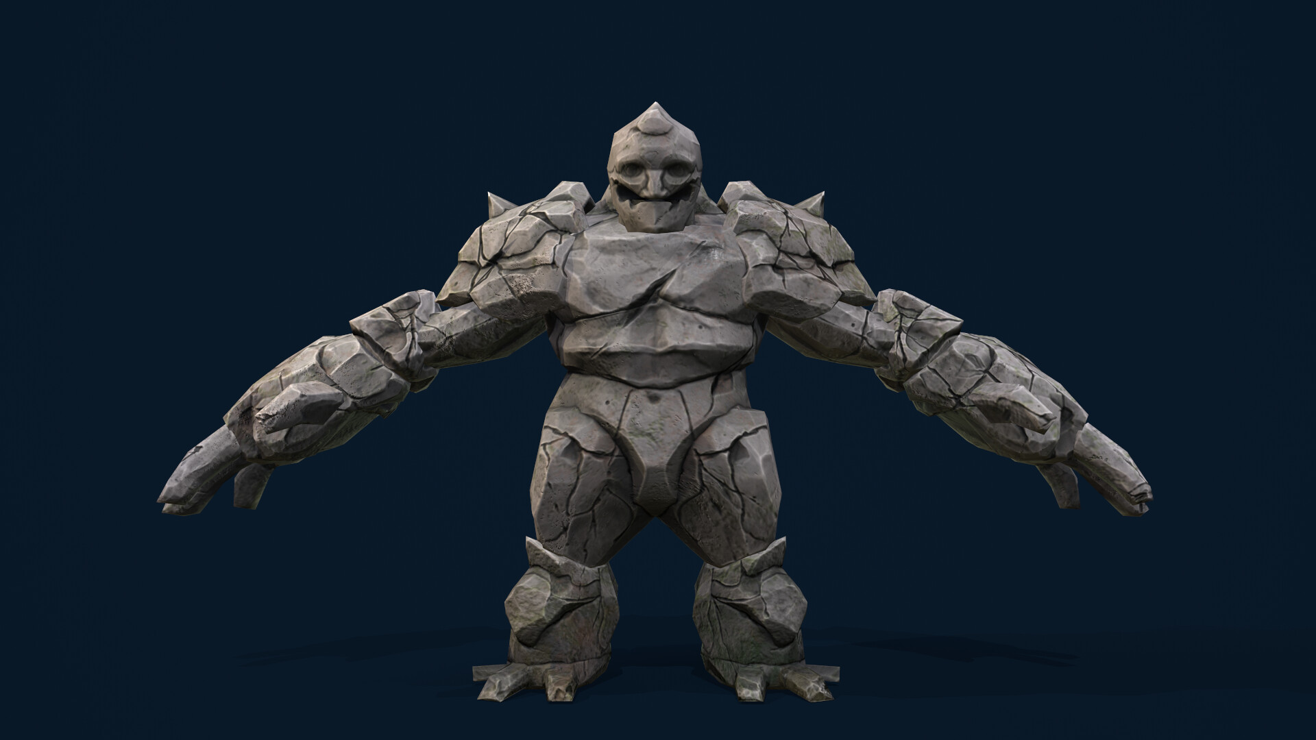 ArtStation - Practice #1 - Stone Golem