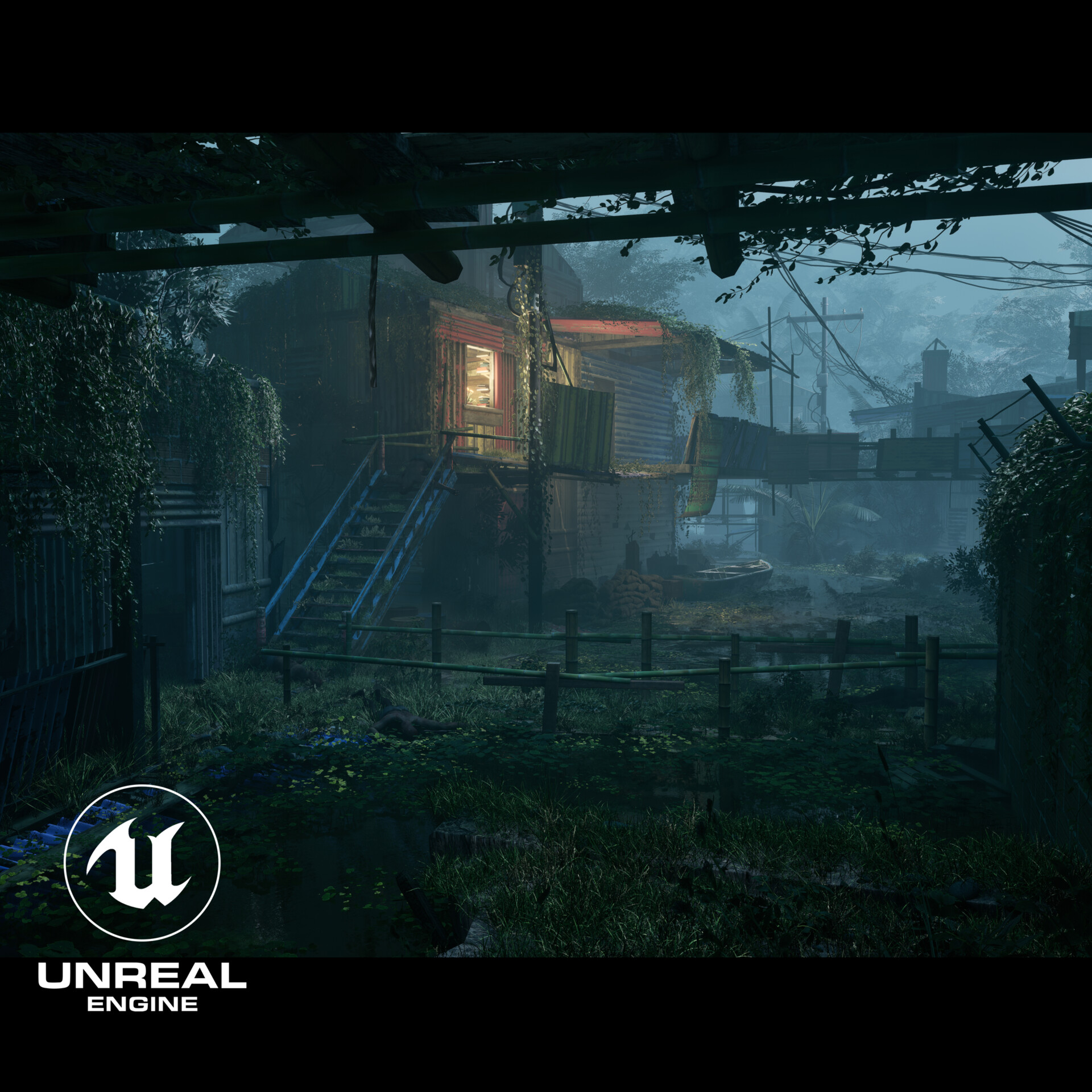 ArtStation - Post-apocalyptic lighting ambience（Production Analysis）