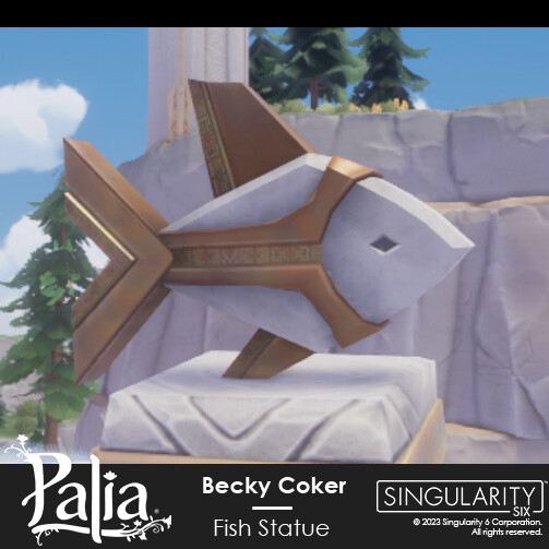 ArtStation - Palia: Fish Statue