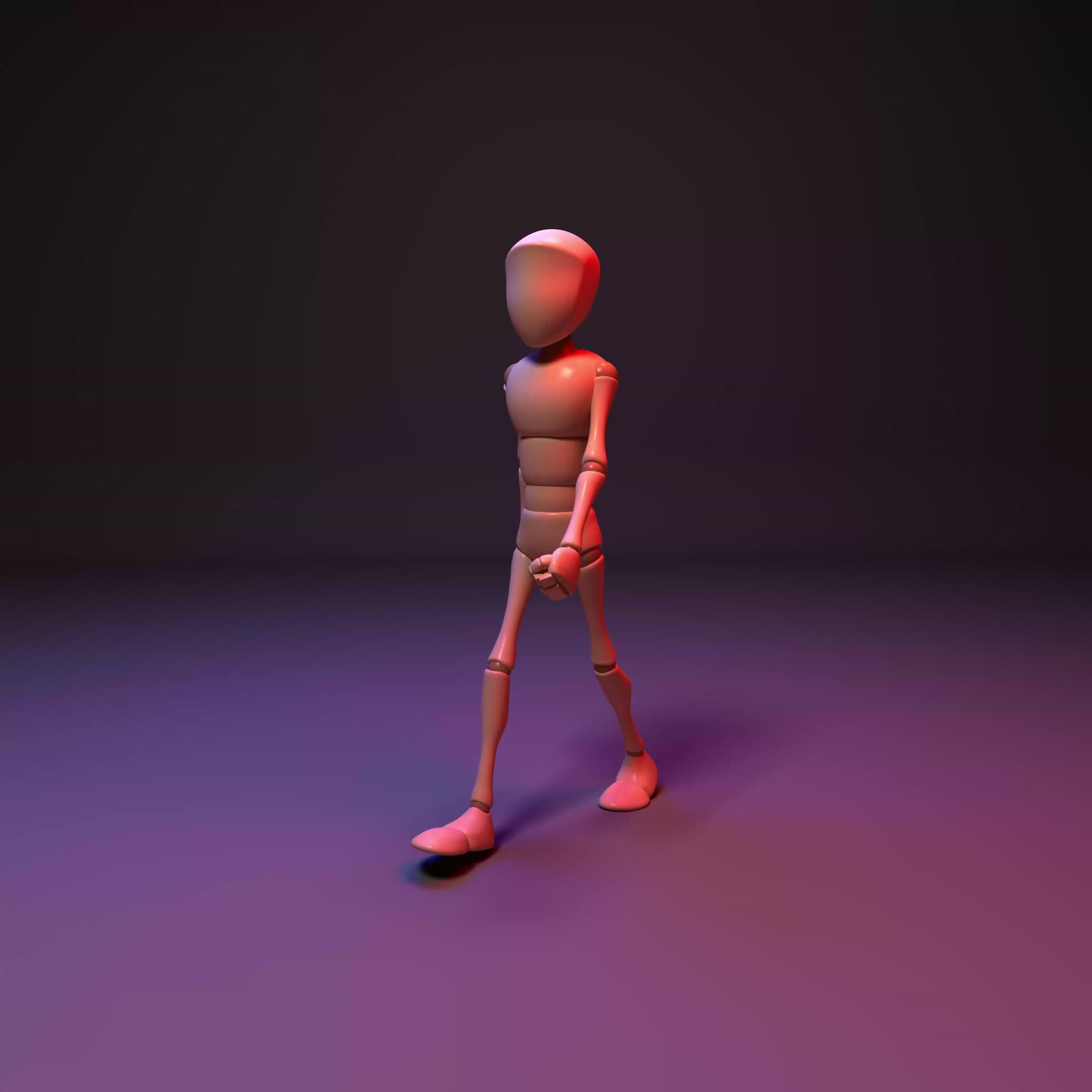 ArtStation - Walk Cycle Animation In Maya