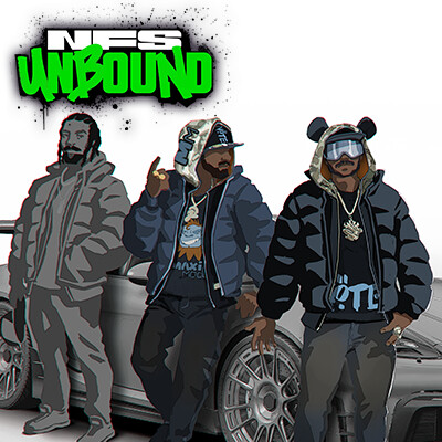 ArtStation - NFS Unbound - Stylised racer character designs