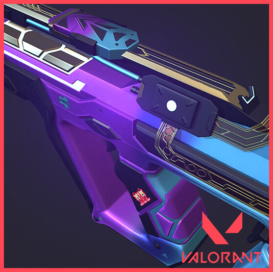 ArtStation - Valorant fan art gun (bulldog)