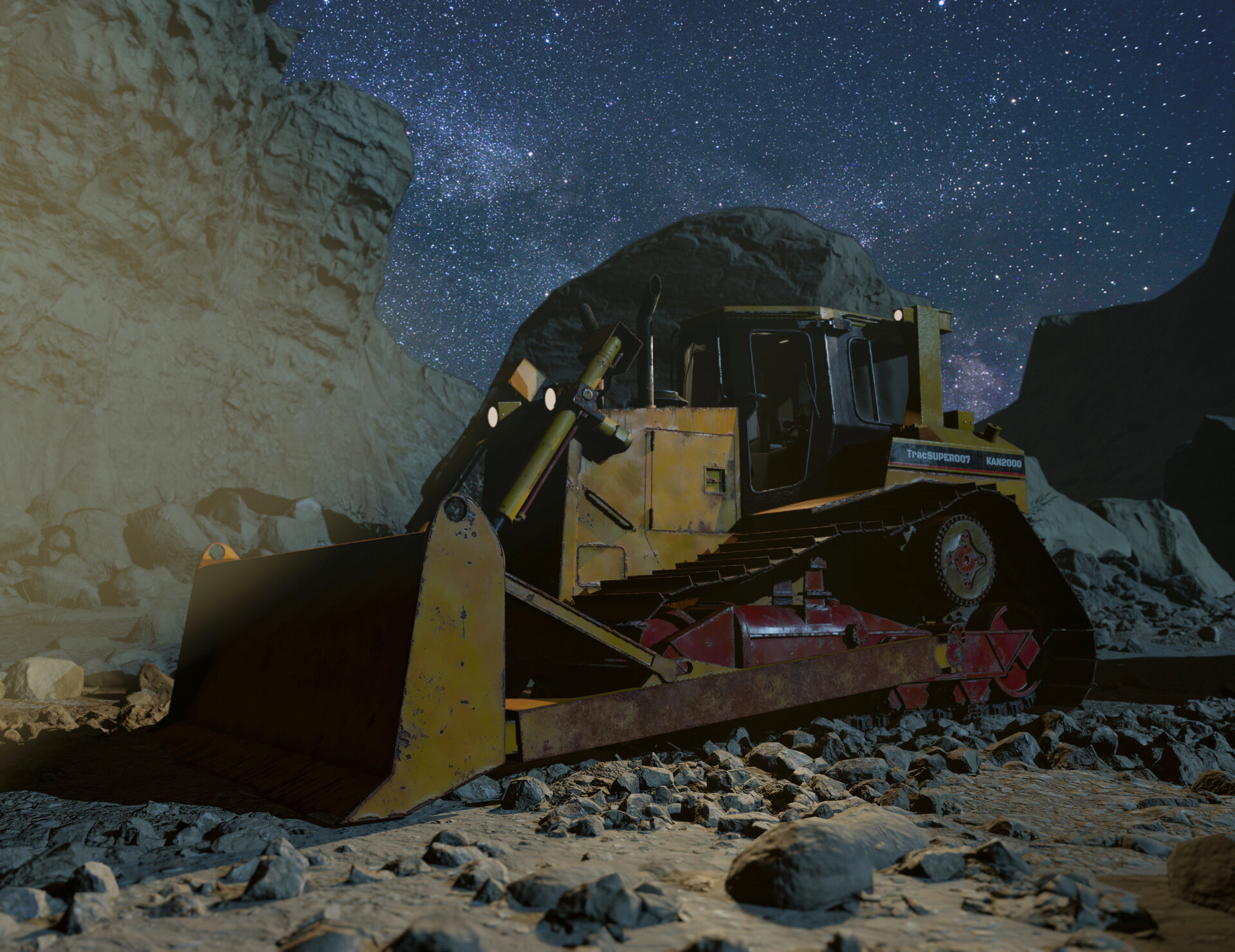 ArtStation - Bulldozer